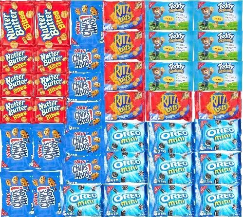 Amazon.com: Oreo Mini, Chips Ahoy Mini, Ritz Bitz Cheeze, Nutter Butter ...