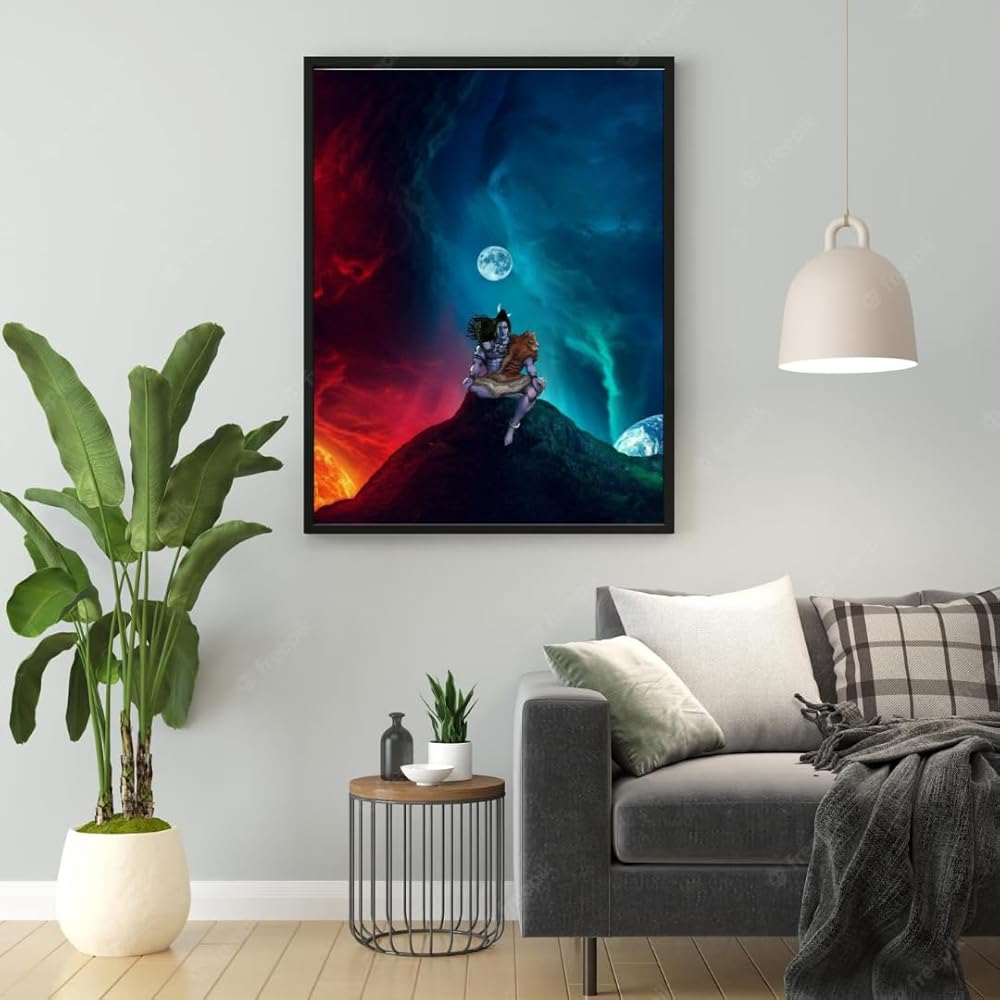 Lord Shiva | Hindu God Posters for Wall | A3 and A4 sizes | 400 GSM ...