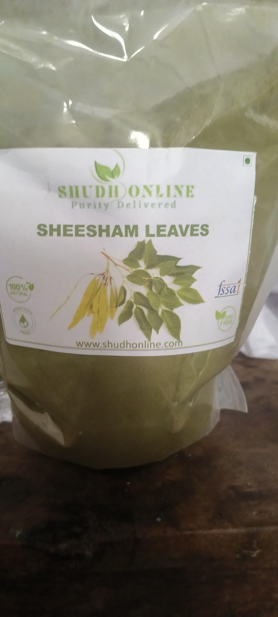 Buy Shudh Online Shisham Leaves dry powder, Sheesham leaves (100 Grams ...
