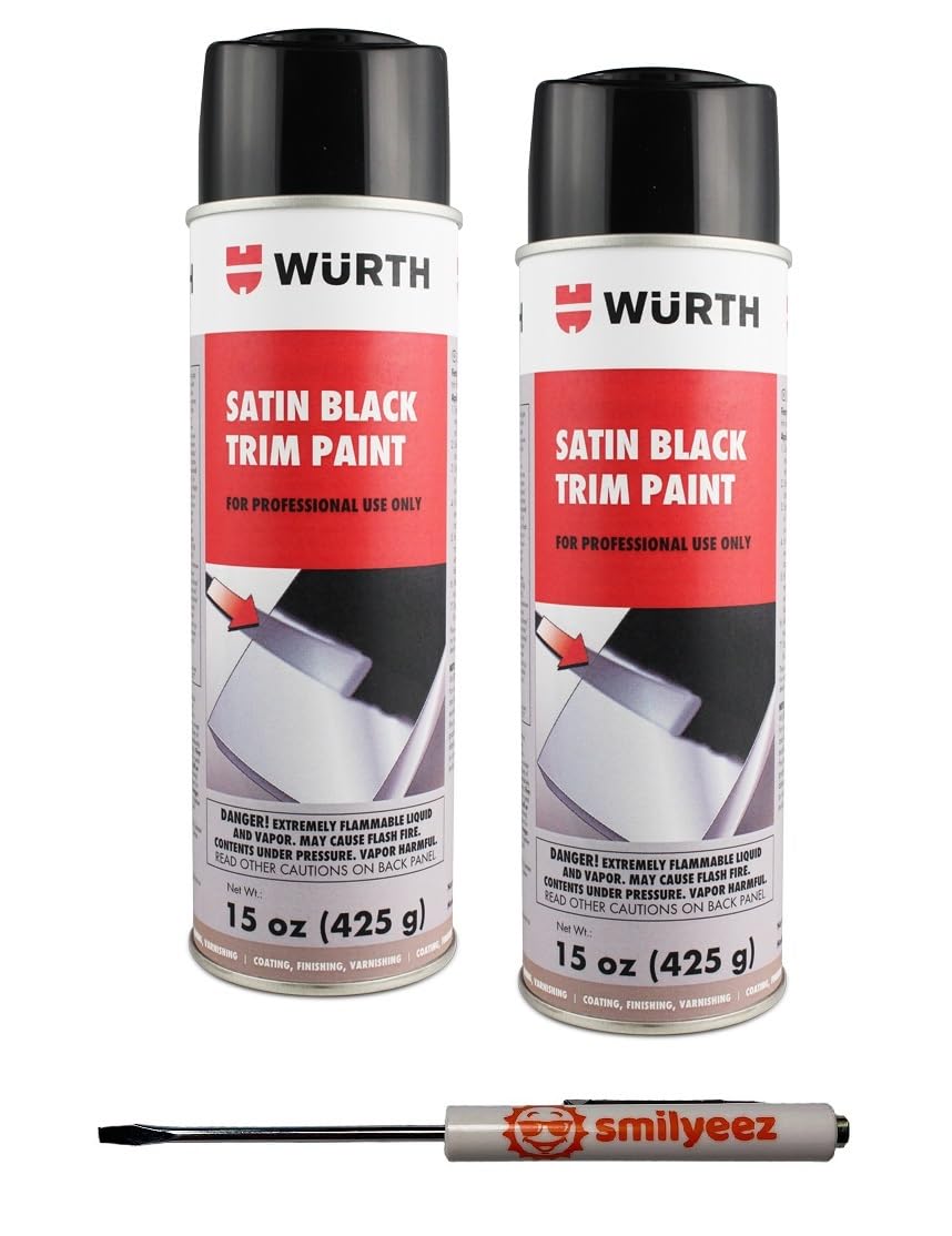 Smilyeez Listing for Wurth Flexible Trim Paint – Satin Black 15 oz ...