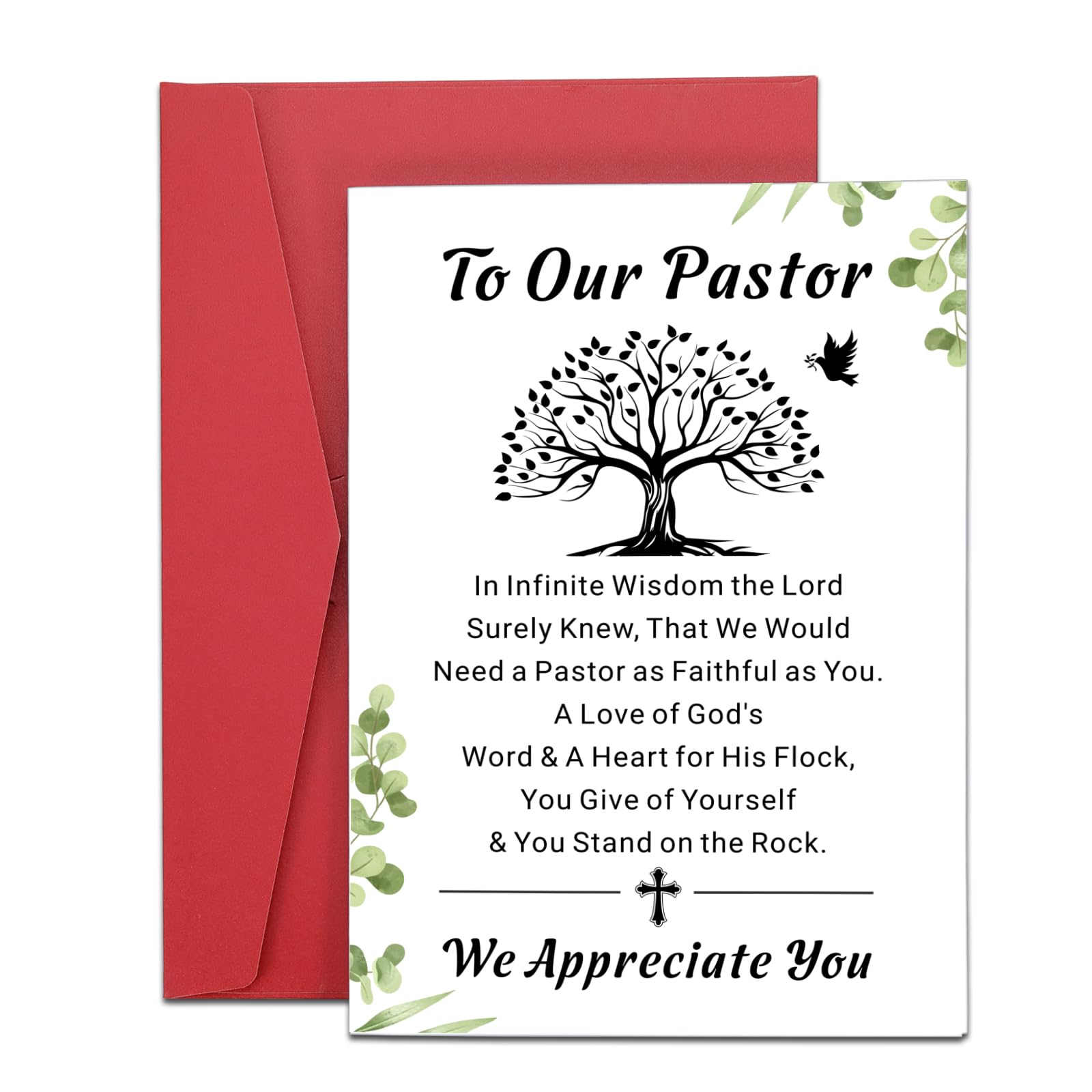 Amazon.com : Pastor Appreciation Cards, Pastor Wife Appreciation Gifts ...