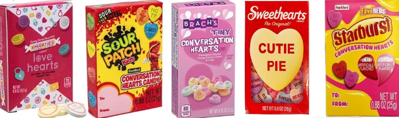 Amazon.com : Valentine's Day Gift- Valentines Tiny Conversation Heart ...