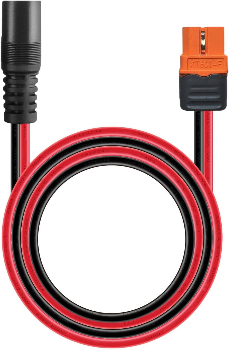 Amazon.com: ZkeeShop XT60i to XT60 Male Cable 12AWG Solar Charging ...