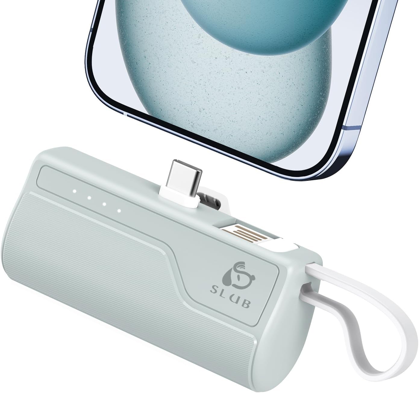 Amazon.com: Portable Charger USB C Power Bank 5000mAh, Small Battery ...