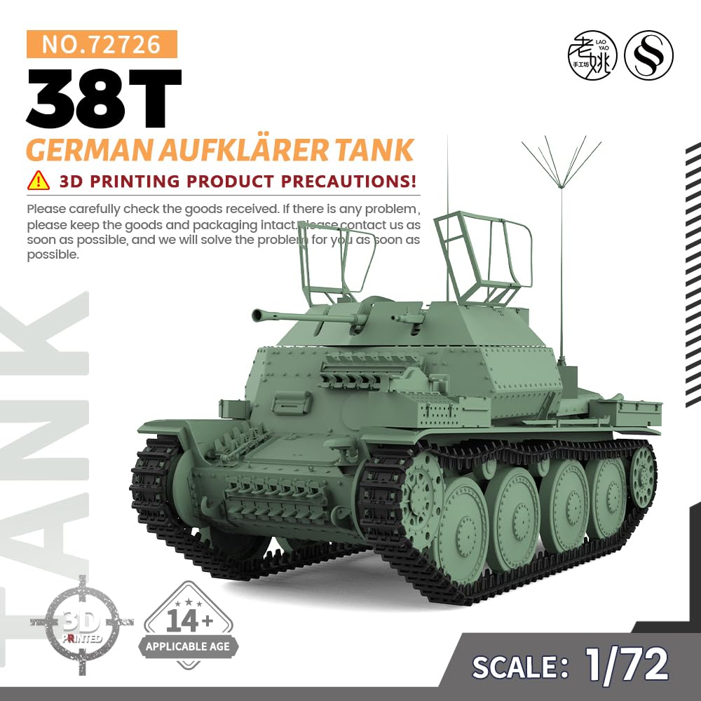 Resin Model Building MRY-SFW French R-35/SA38 Light Tank Model - 1/72 ...