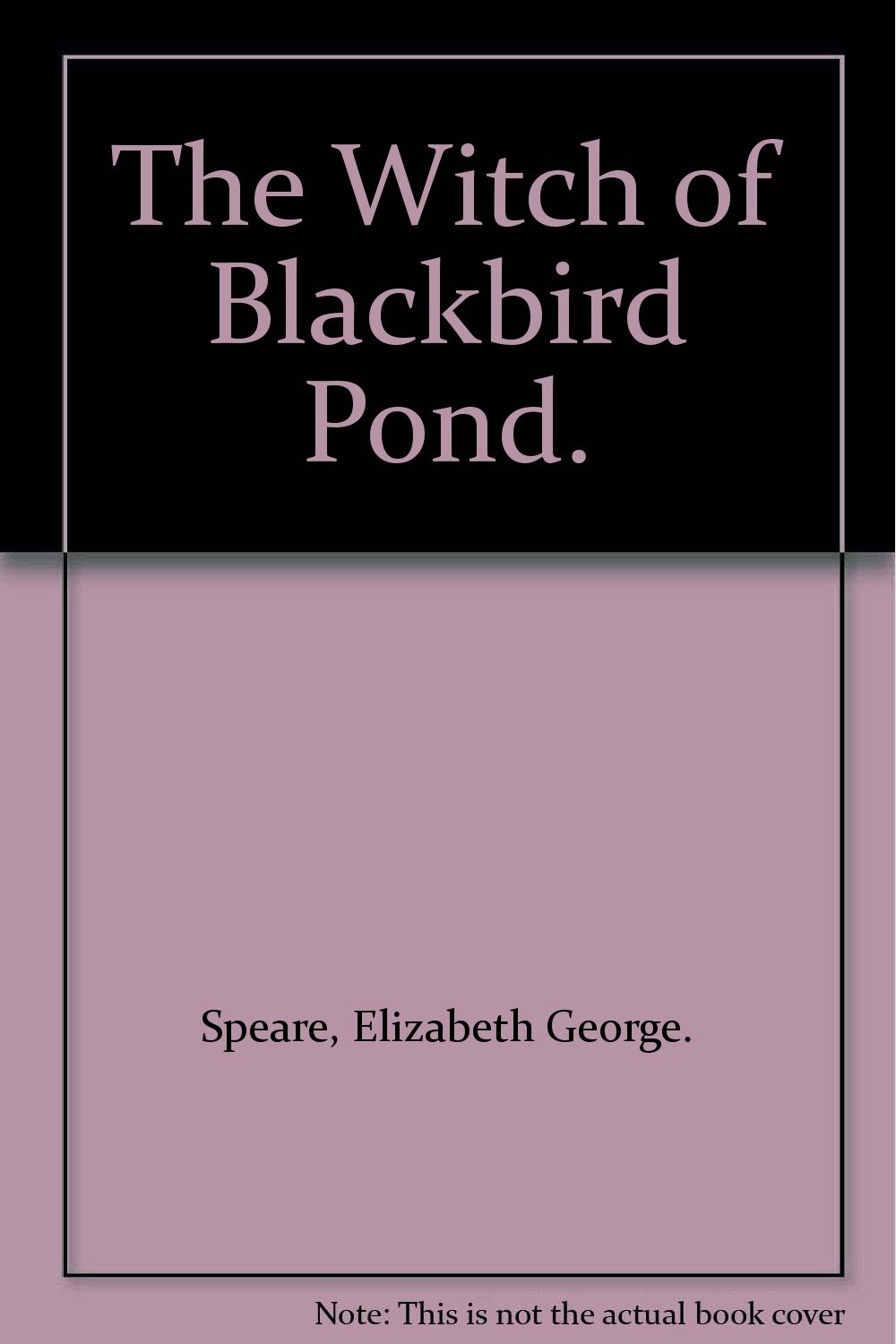 The Witch of Blackbird Pond.: Speare, Elizabeth George.: Amazon.com: Books