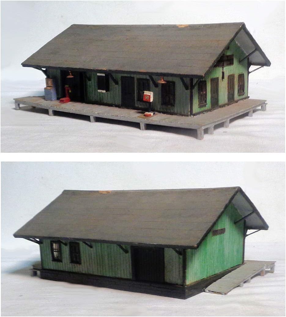 Amazon.com: HO Scale Scratch-Built up Building Structure - Passenger ...