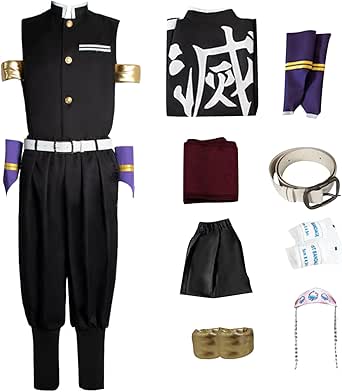 Amazon.com: Alyfyto Uzui Tengen Cosplay ，Uzui Tengen Kimono Uniform ...