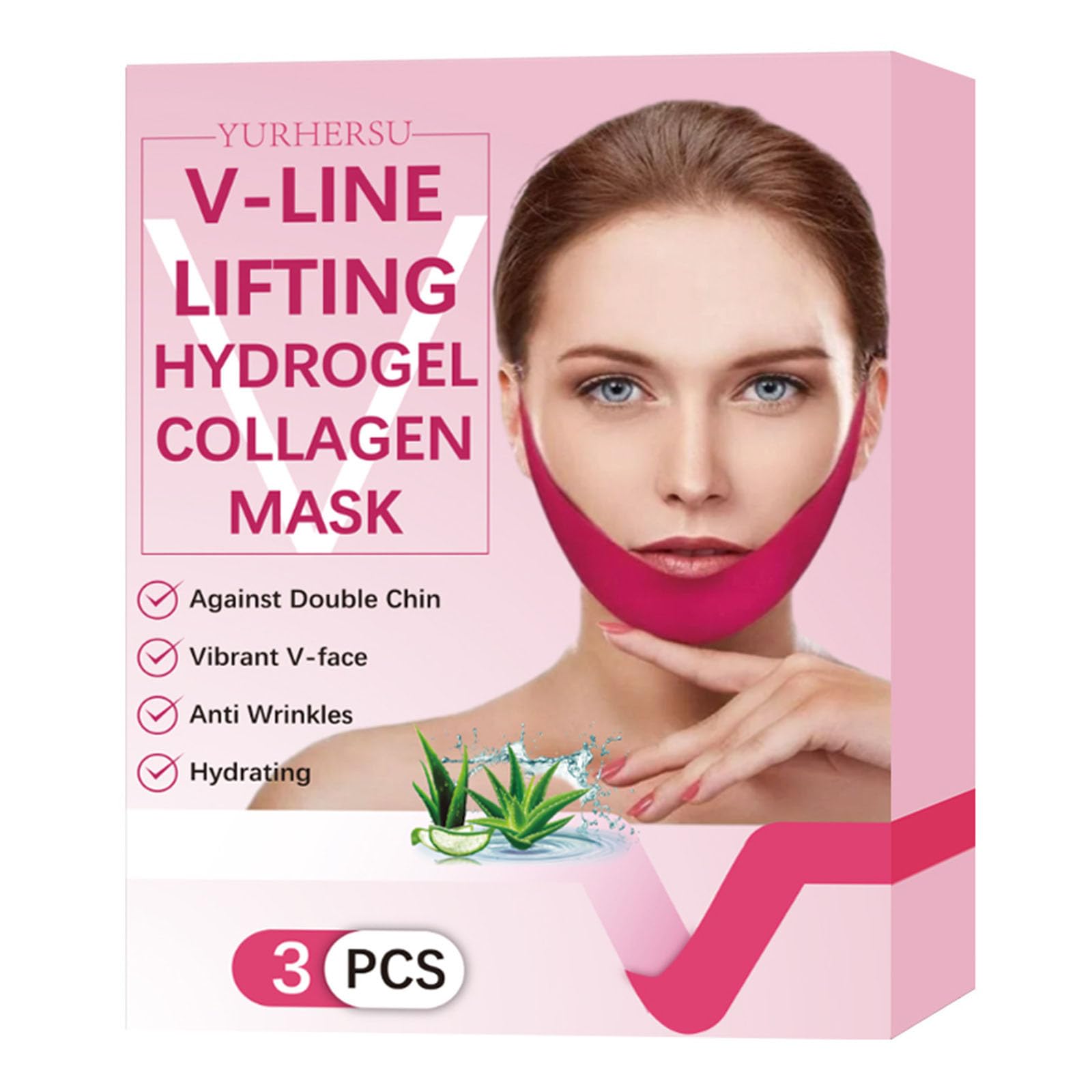 Face Mask V Line Face Lifting Chin Mask, Double Chine Reducer V Shape ...