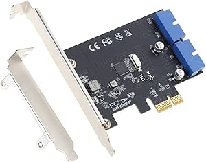Amazon.co.jp: PCIE to USB3.0 Chassis Front Panel Expansion Card Desktop ...