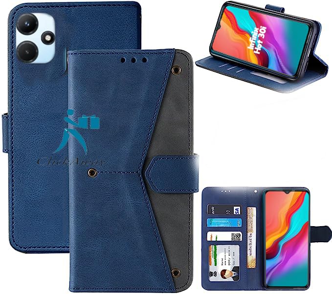Luxury Counter Flip Cover for Infinix Hot 30i Mobile Phone (Executive ...