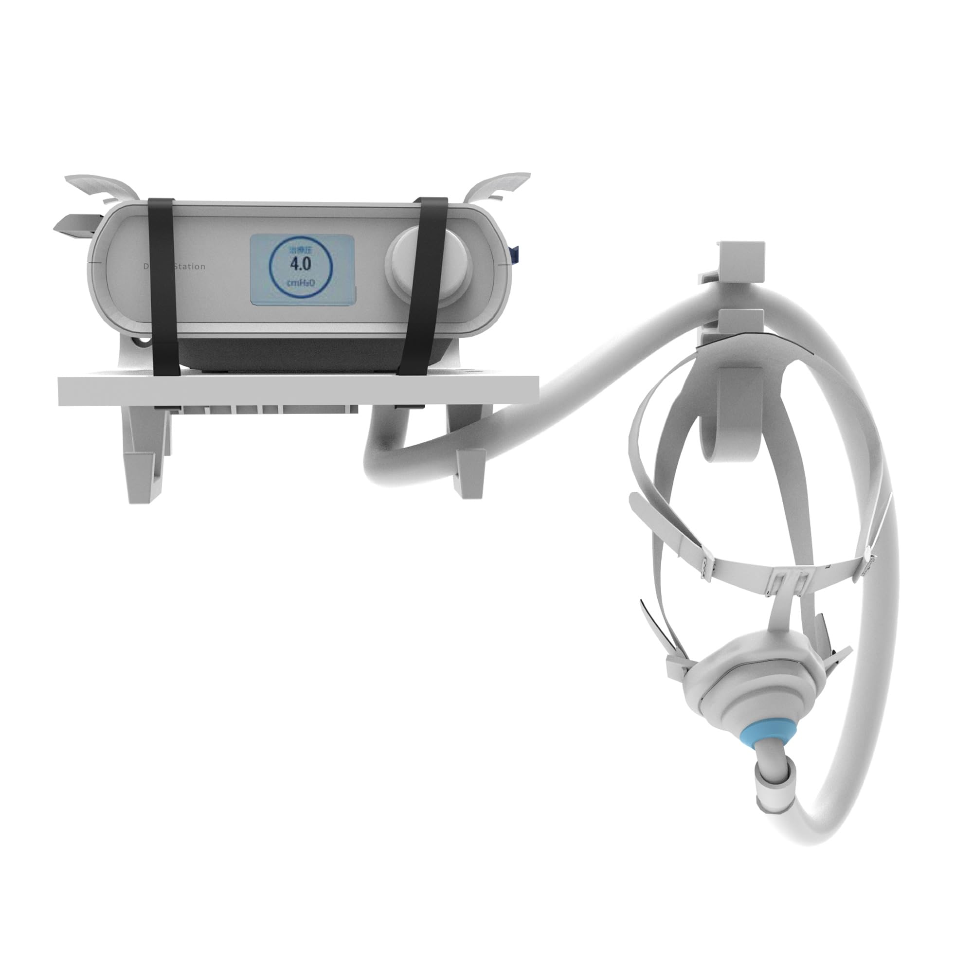 Amazon.com: Space-Saving Wall Mount Shelf for CPAP with Mask Hook ...