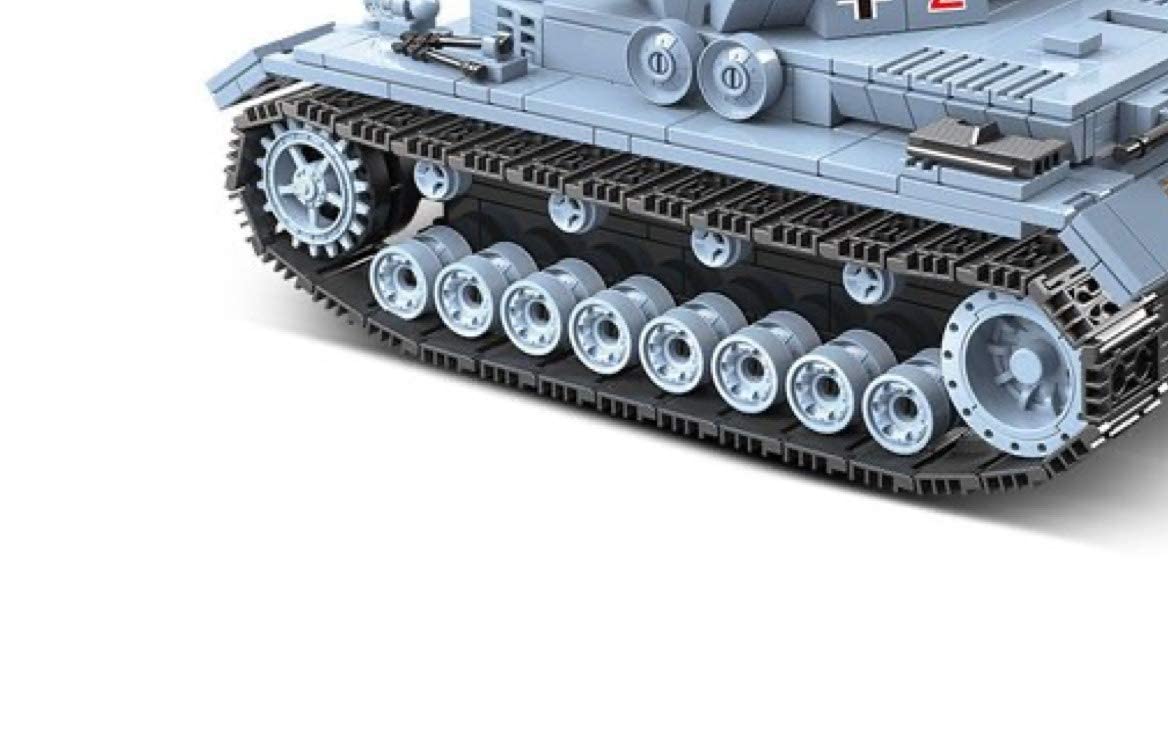 General Jim’s 716 Piece Military Building Blocks Model Set - WWII Tank ...