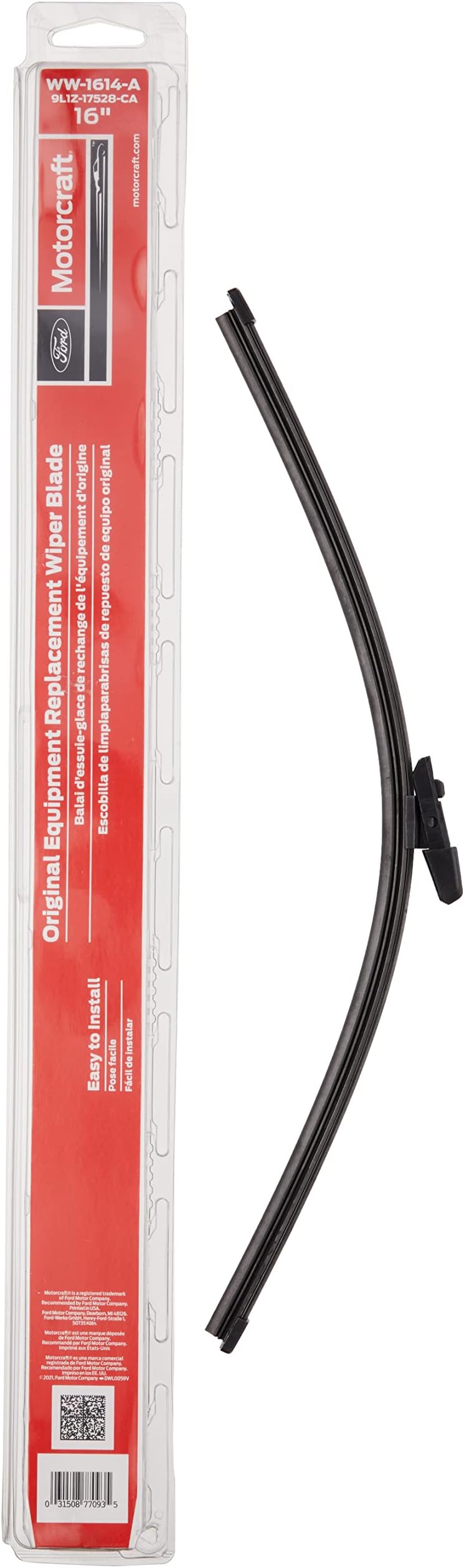 Amazon.com: Motorcraft Wiper Blade - WW1614A : Automotive
