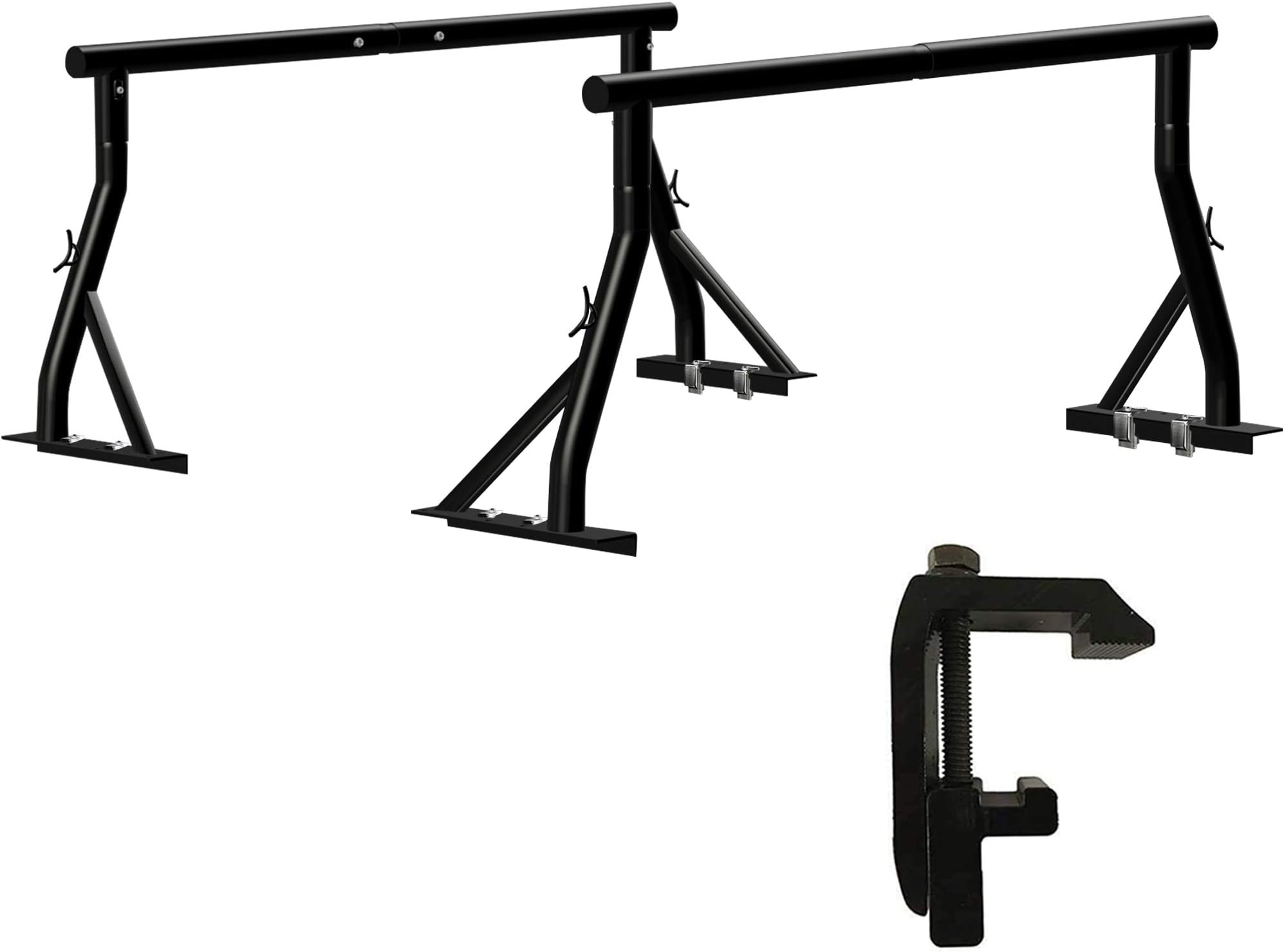 Amazon.com: Utility Track System Truck Ladder Rack 800lbs Capacity with ...