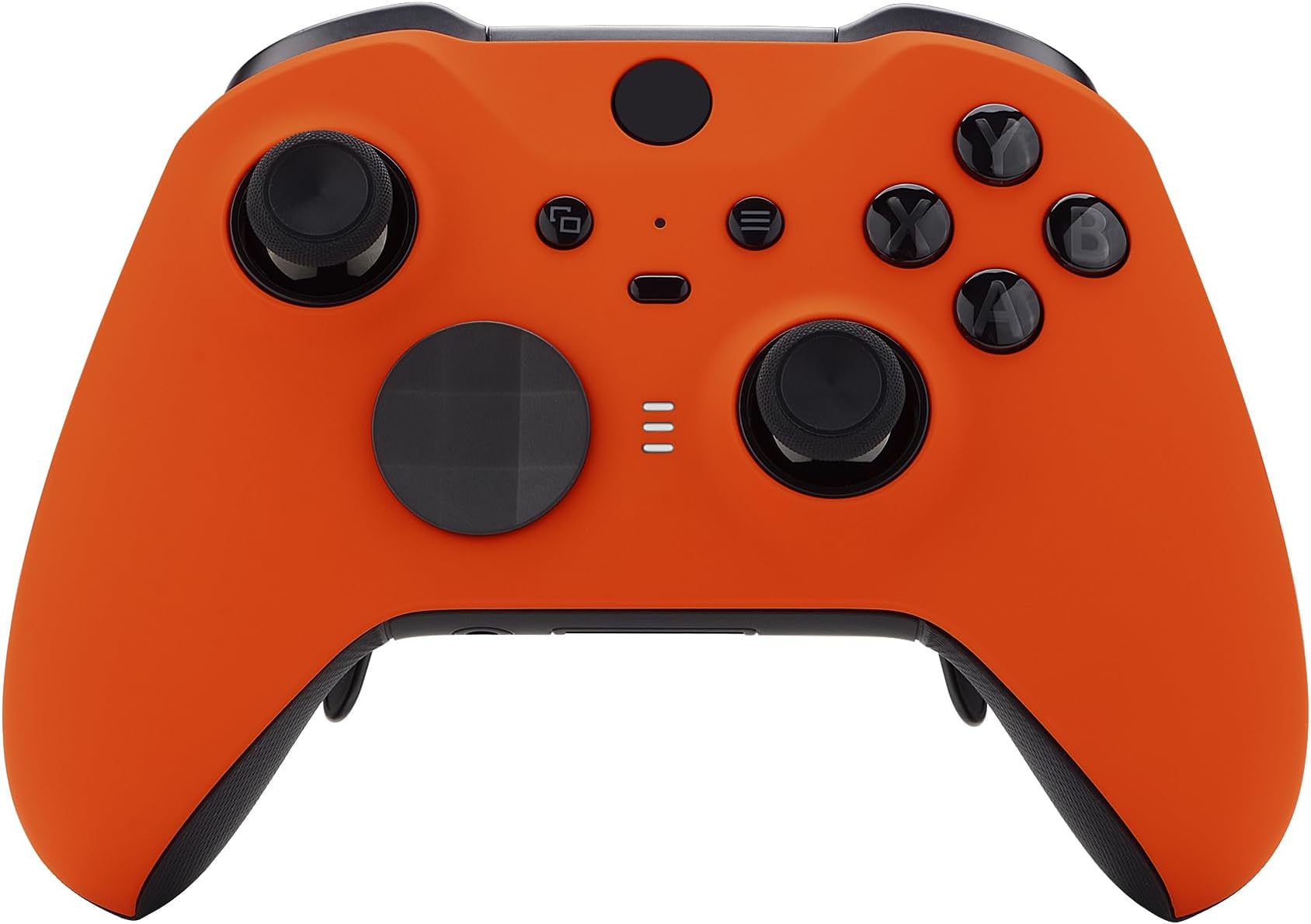 eXtremeRate Orange Soft Touch Grip Faceplate Cover, Front Housing Shell ...