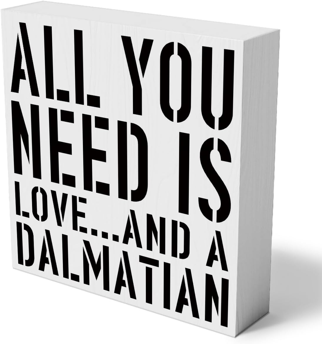 Amazon.com: Dalmatian Mom Wooden Box Sign Home Wall Decor 5 X 5 Inch ...