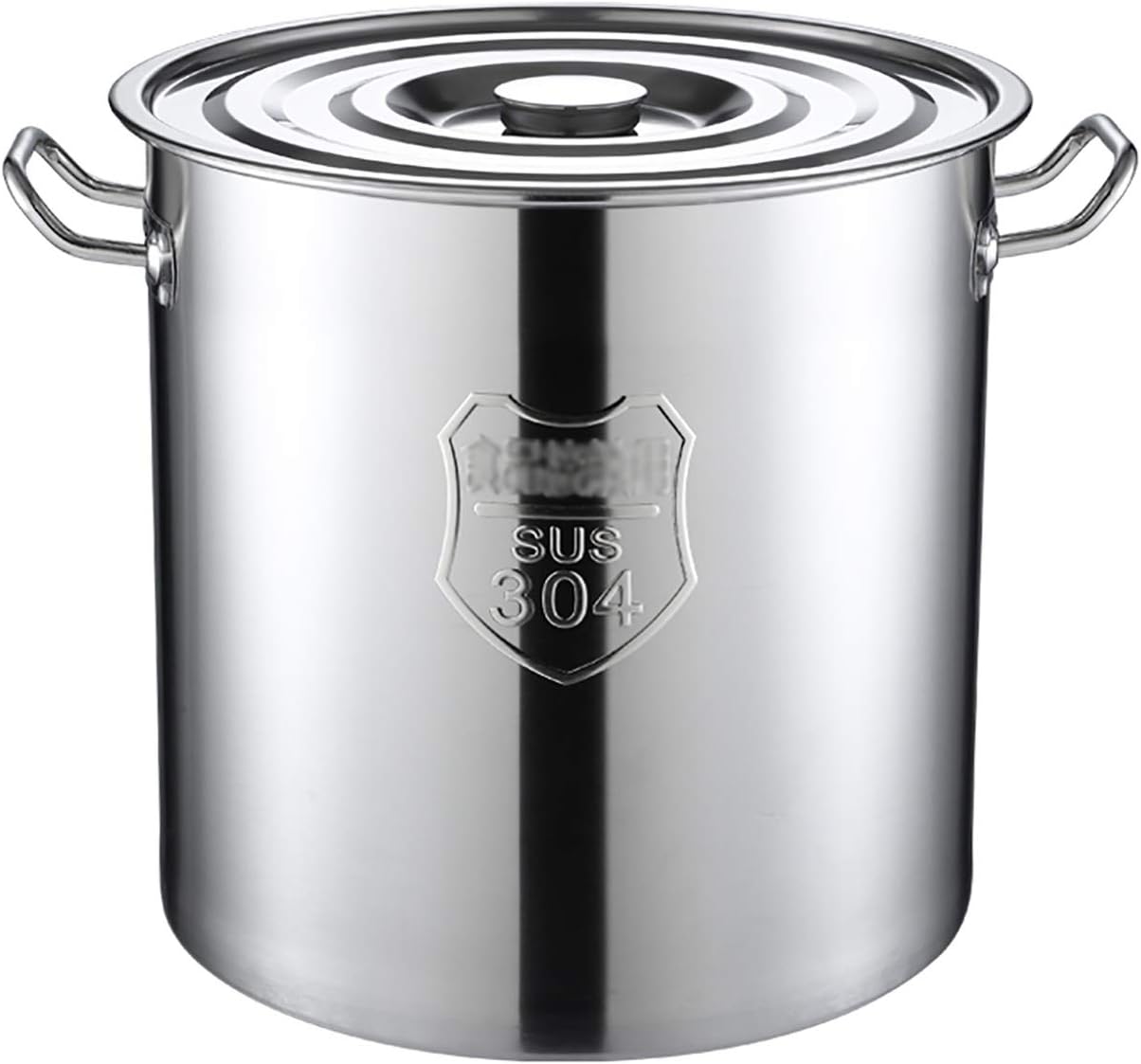 Amazon.com: Stockpots Large Deep Stainless Steel Induction Stock Pot ...