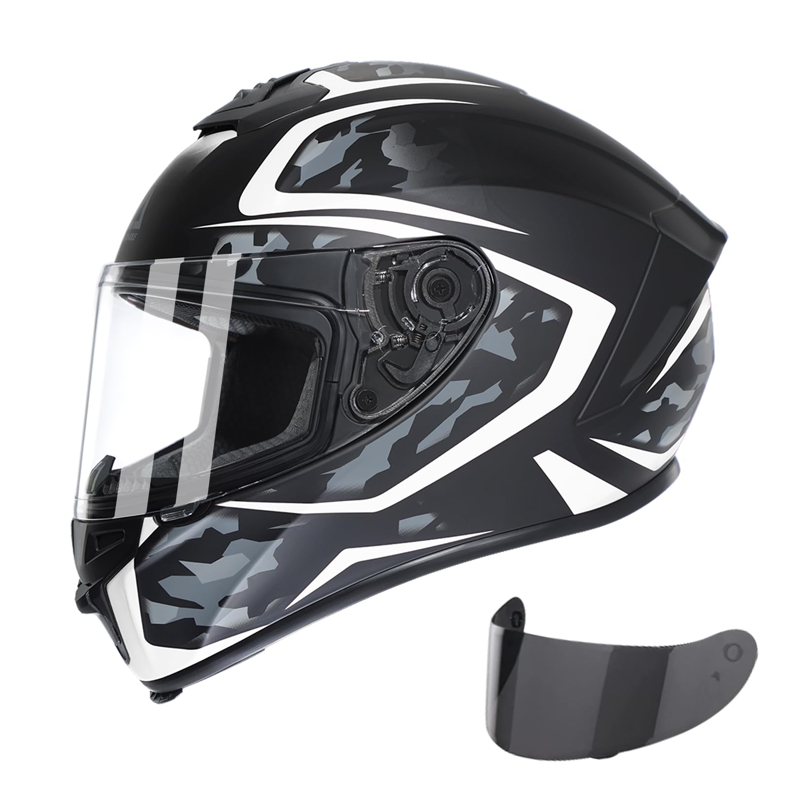 Snapklik.com : TRIANGLE Full Face Motorcycle Helmets For Men And Women ...