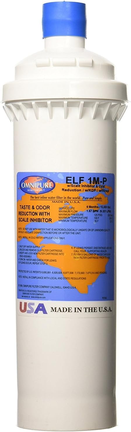 Amazon.com: Omnipure ELF 5M ELF-Series 3.5 x 10 5 Micron Carbon Block ...