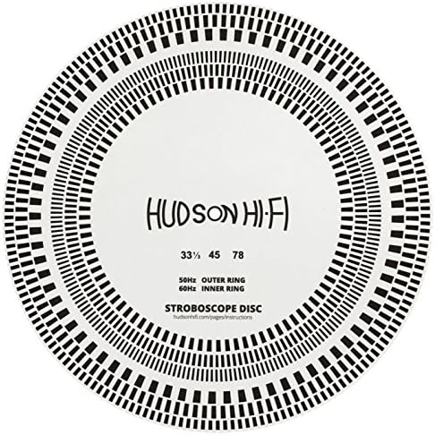 Hudson Hi-Fi Turntable Strobe Disc Mat - 12" x 2mm Rigid PVC ...