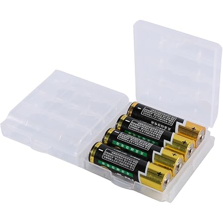 Topiky 10pcs / Pack étui à Piles AA/AAA Transparent, boîte de Rangement ...