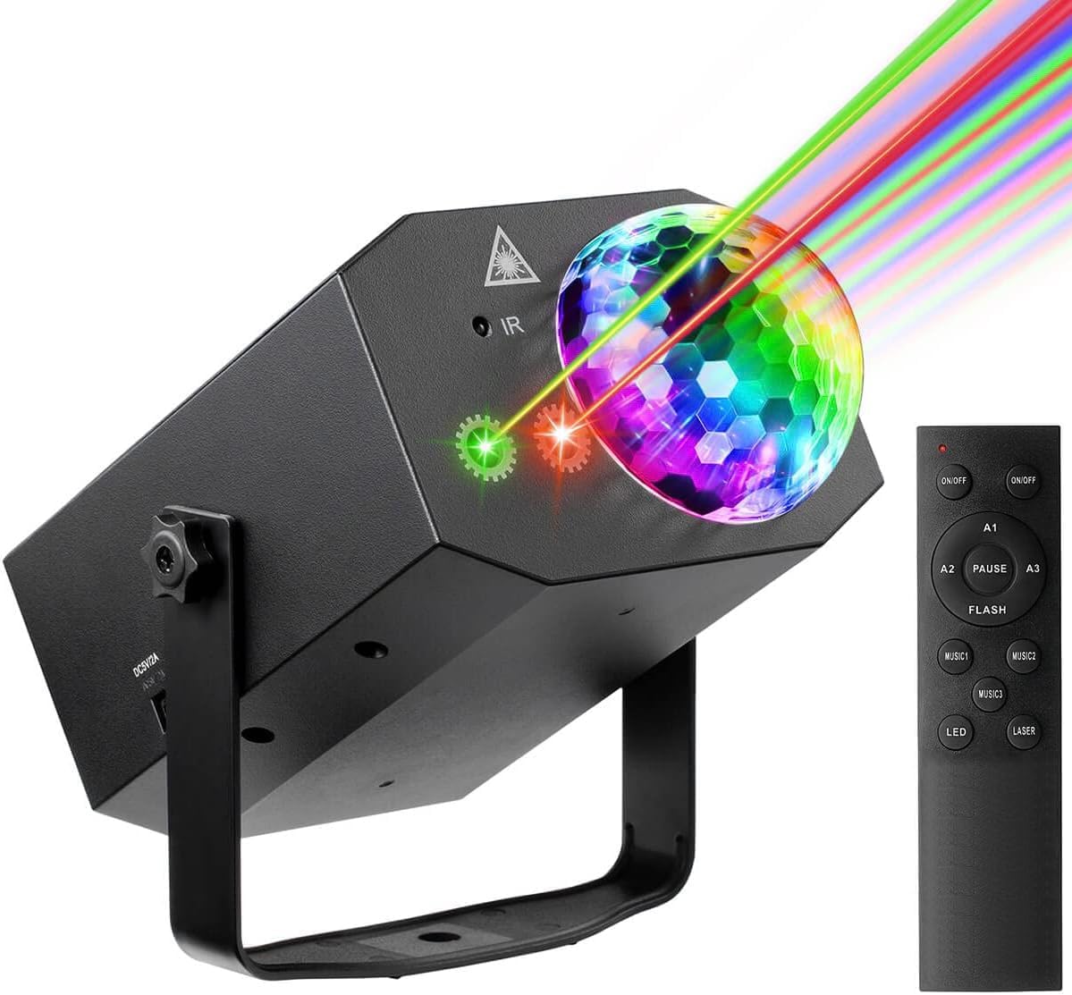 Boricalat Disco Lights Party Lights Strobe Light Halloween Christmas ...