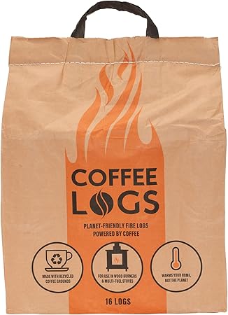 bio-bean Coffee Logs - Eco-Friendly Fire Logs for Wood Burners and ...