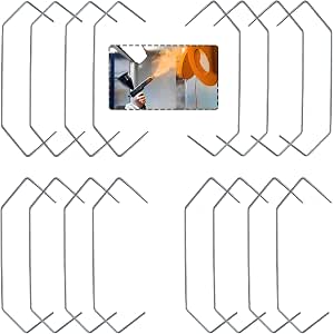 XFJYMXDM 50 Pcs 4 Inches Powder Coating Hook, CV-Shaped Hook for Paint ...