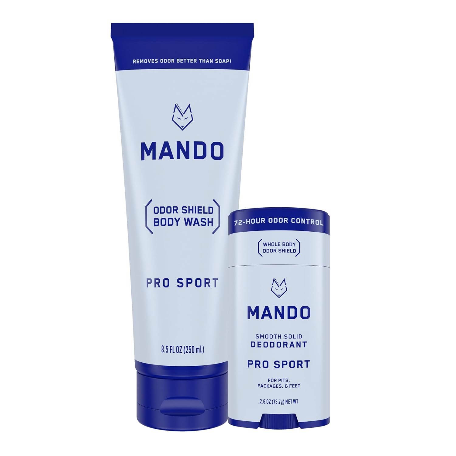 Amazon.com : Mando Smooth Solid Stick (2.6 Ounce) + Acidified Body Wash ...
