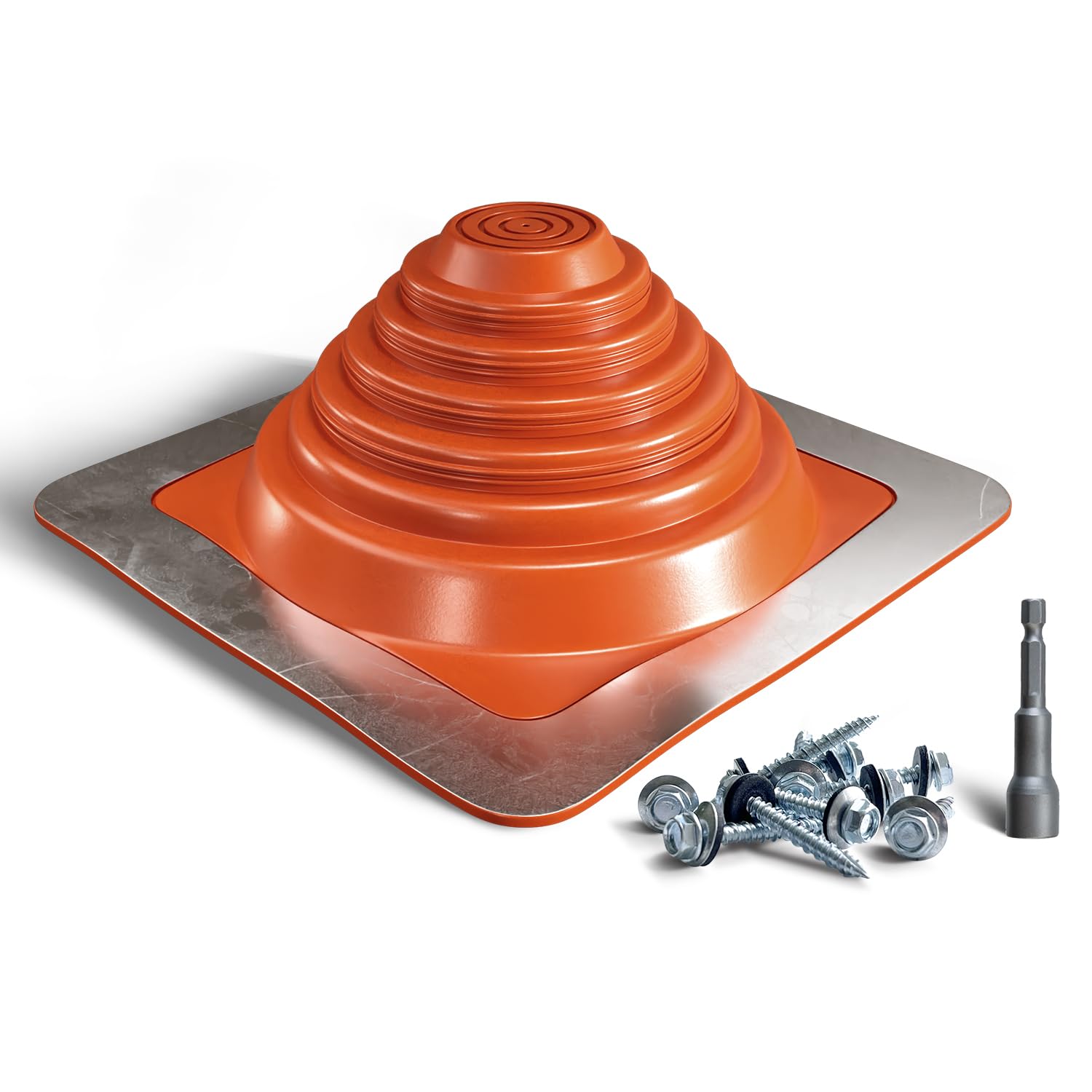 Snapklik.com : #3 Metal Roof Pipe Boot, Silicone Pipe Flashing Vent ...