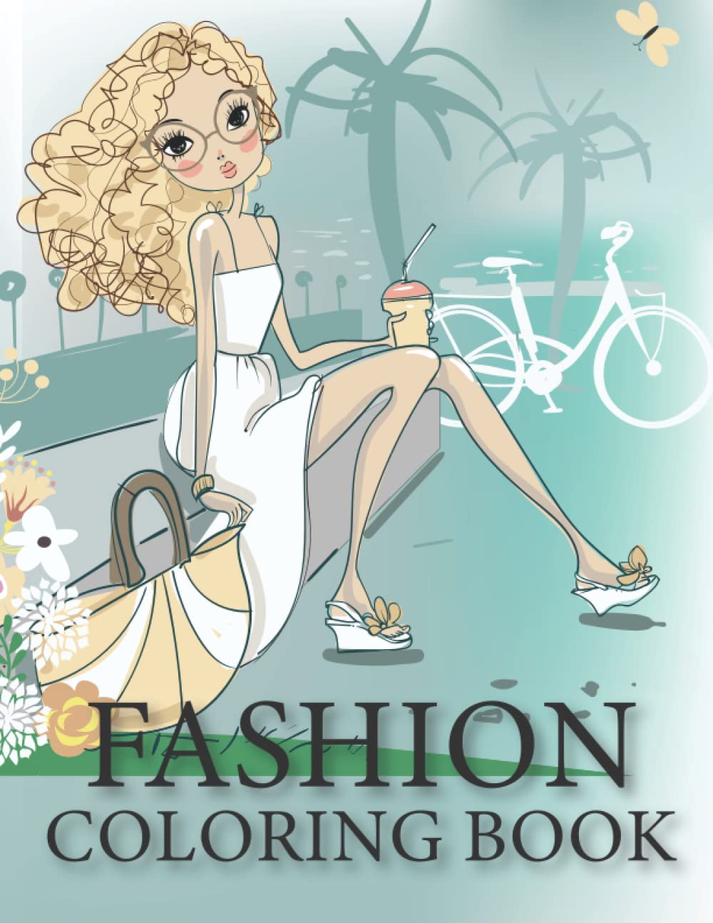 Buy Fashion Coloring Book: Fun Coloring Page For Girls, Kids And Teens ...