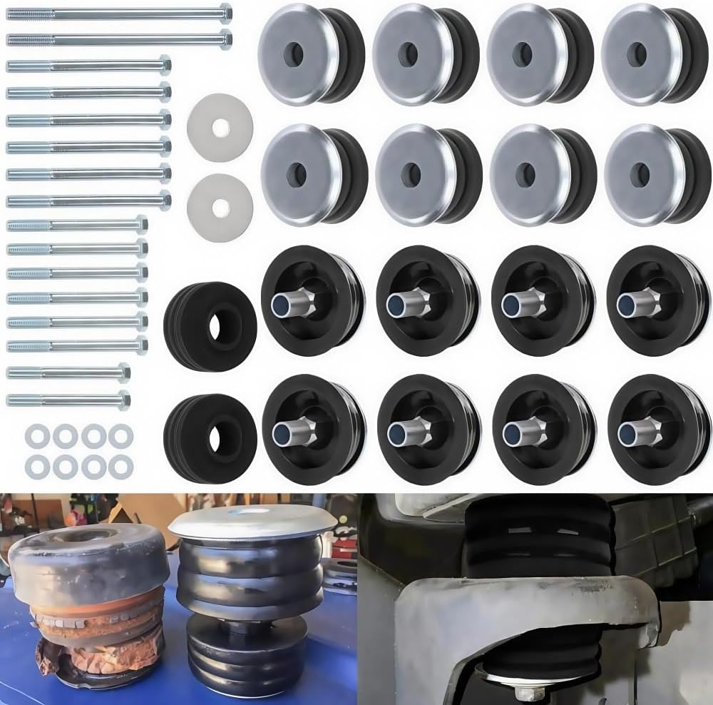 Amazon.com: G-PLUS Body Mount Bushing Kit Compatible with Ford F250 ...