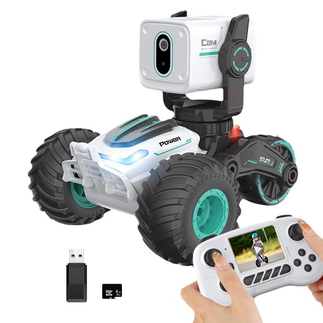 Amazon.com: GNIMNAYRC RC Cars with 720P HD Camera, 2.4Ghz Off-Road ...