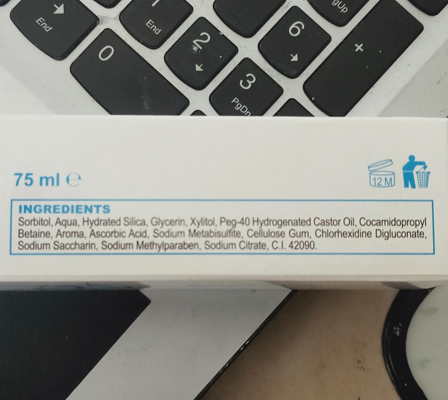 Curasept ADS 712 Chlorhexidine Toothpaste 75 ml : Amazon.com.au: Health ...