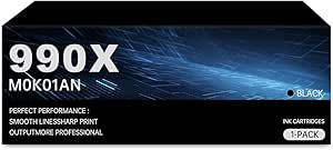 Amazon.com: 990X M0K01AN Black Ink Cartridge Compatible for PageWide ...
