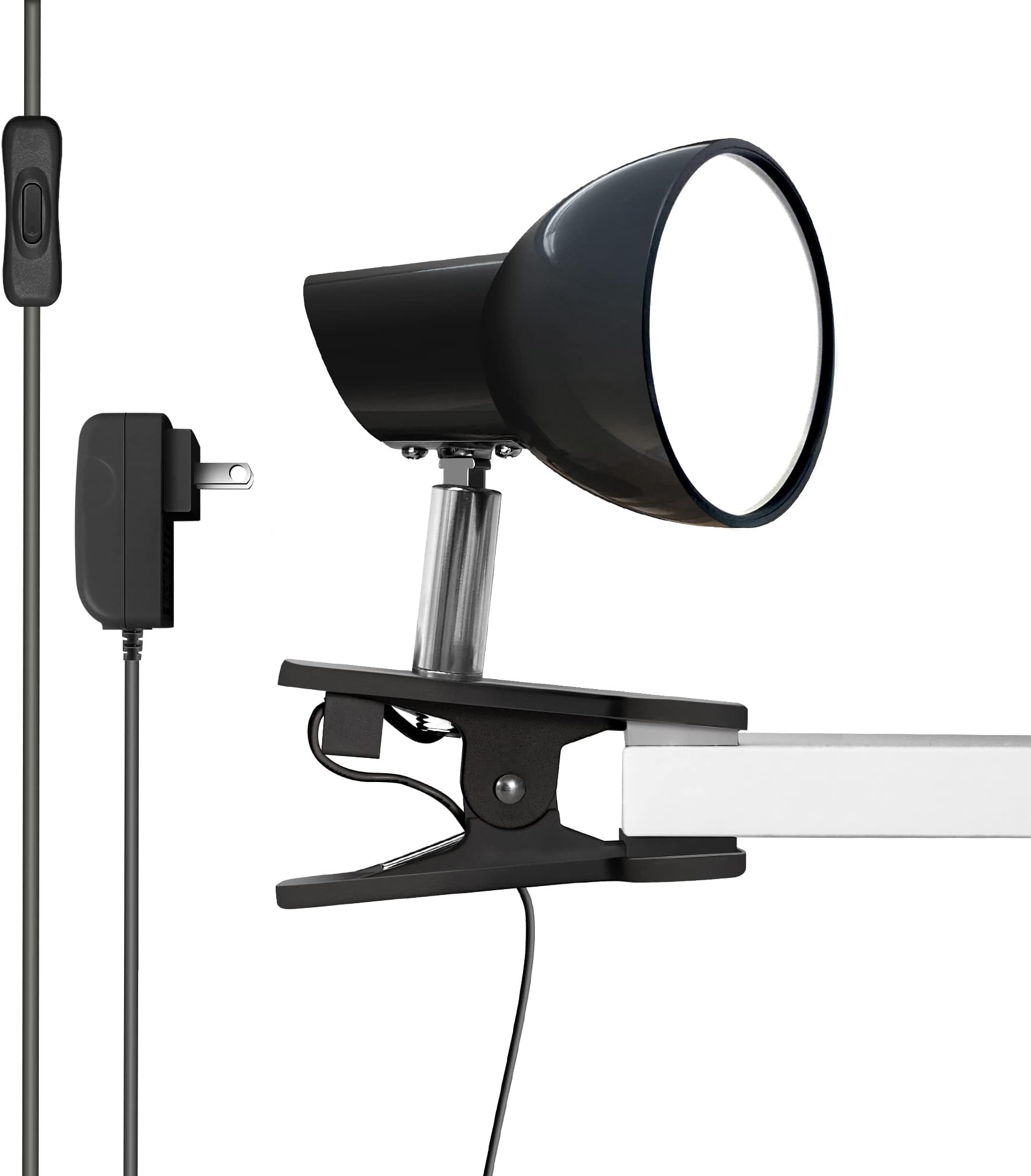 Boston Harbor - Flexible Clip On Table Lamp, Black - Desk Lamps ...