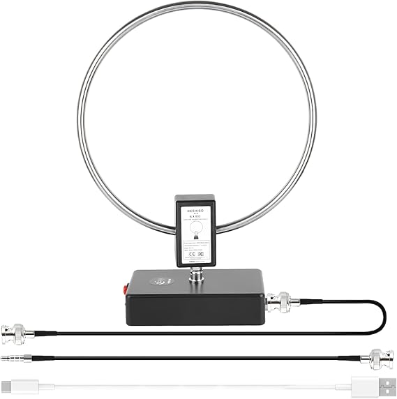 Amazon.com: GA800 Active Loop Antenna 10KHz-159MHz,Portable HF ...