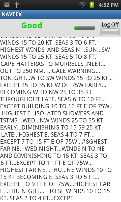 NAVTEX Decoder - App on Amazon Appstore