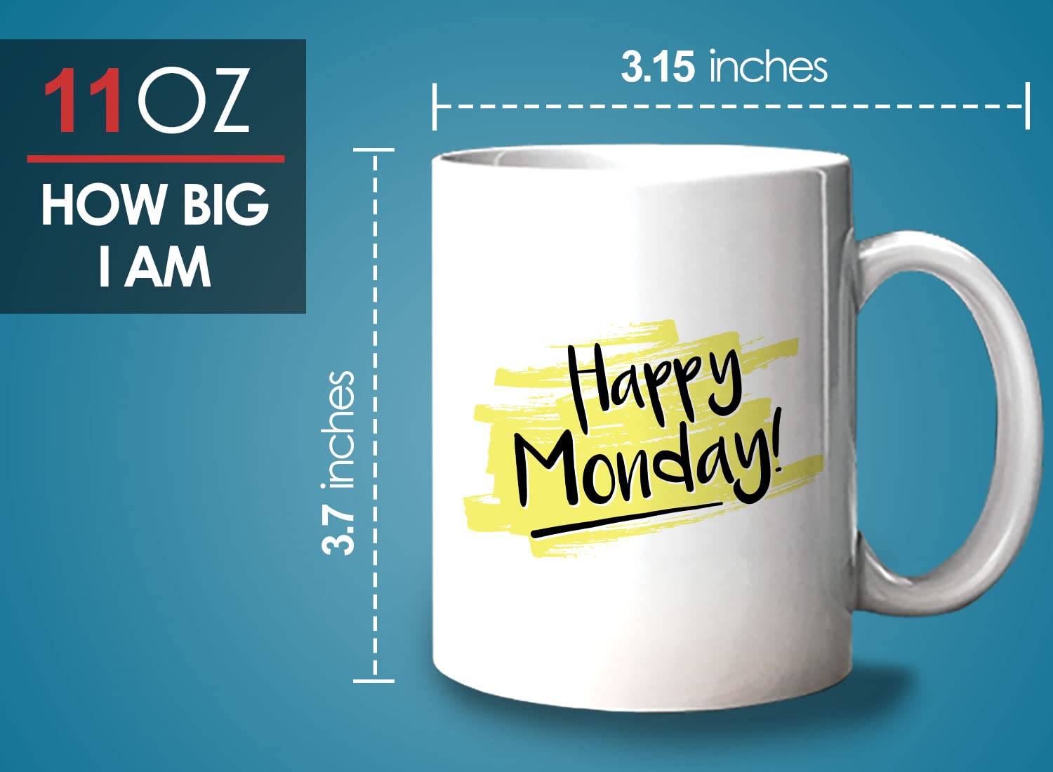 Happy Monday Coffee Cup Happy Monday Mug Etsy UK