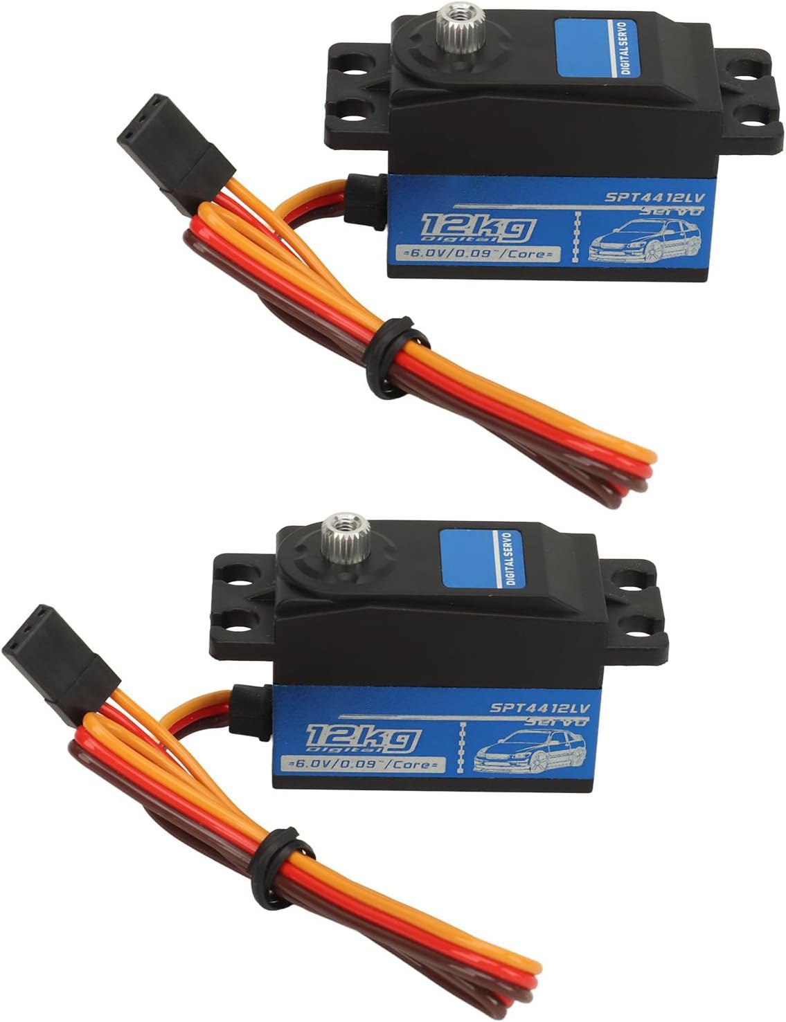 Amazon.com: Jauarta SPT Digital Servo Blue 12KG High Sensitivity Anti ...