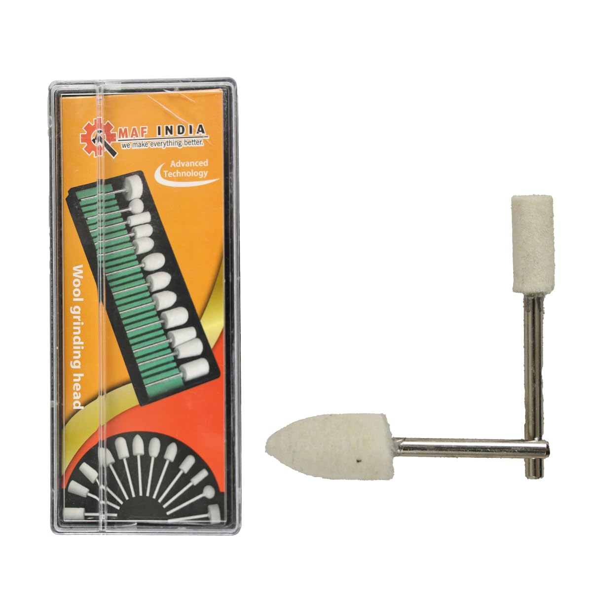 MAF PRO 12PC Wool Polishing and Buffing Pads Set – Precision Tool Kit ...