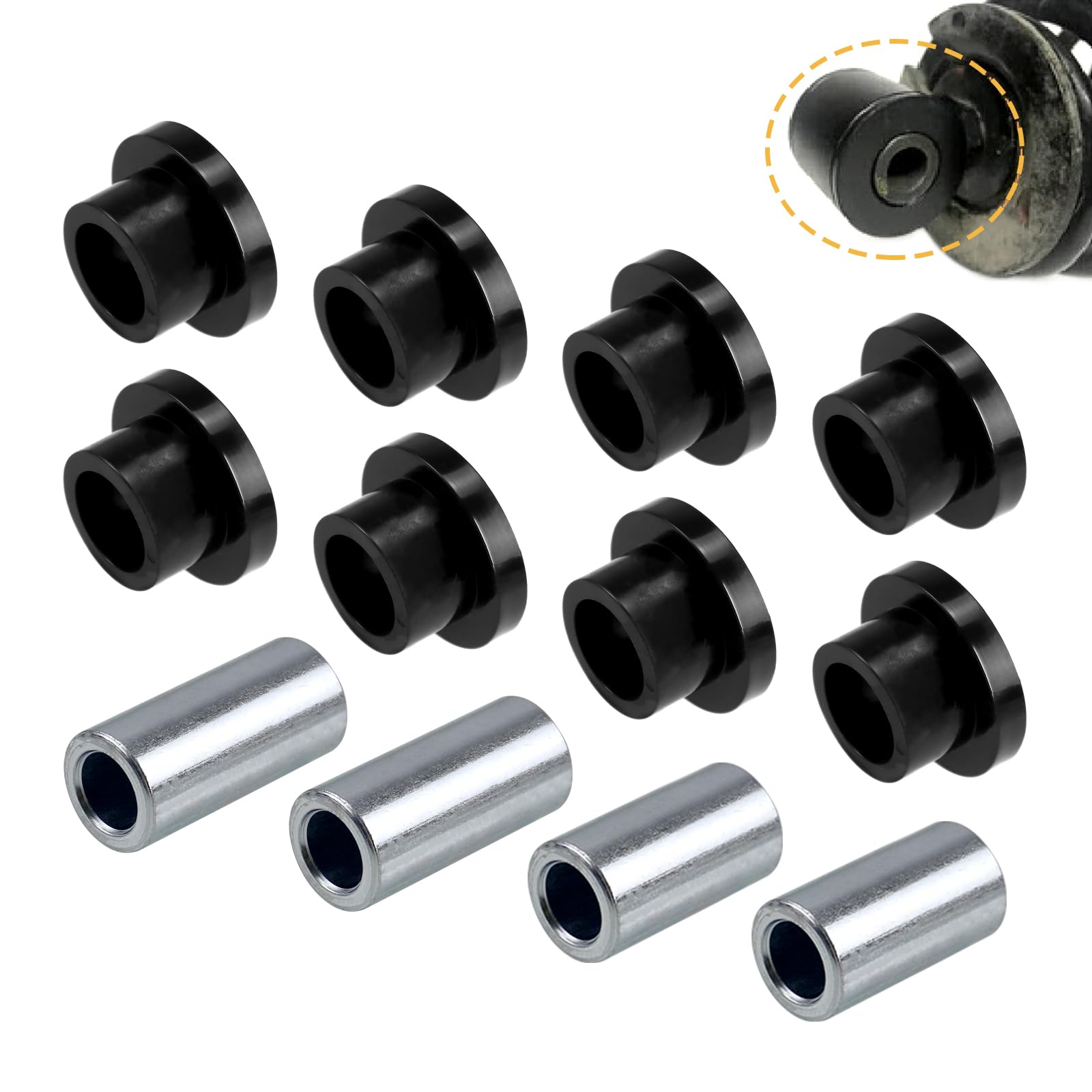 Amazon.com: RYANSTAR RACING Front Shock Bushing Sleeve Kit Compatible ...