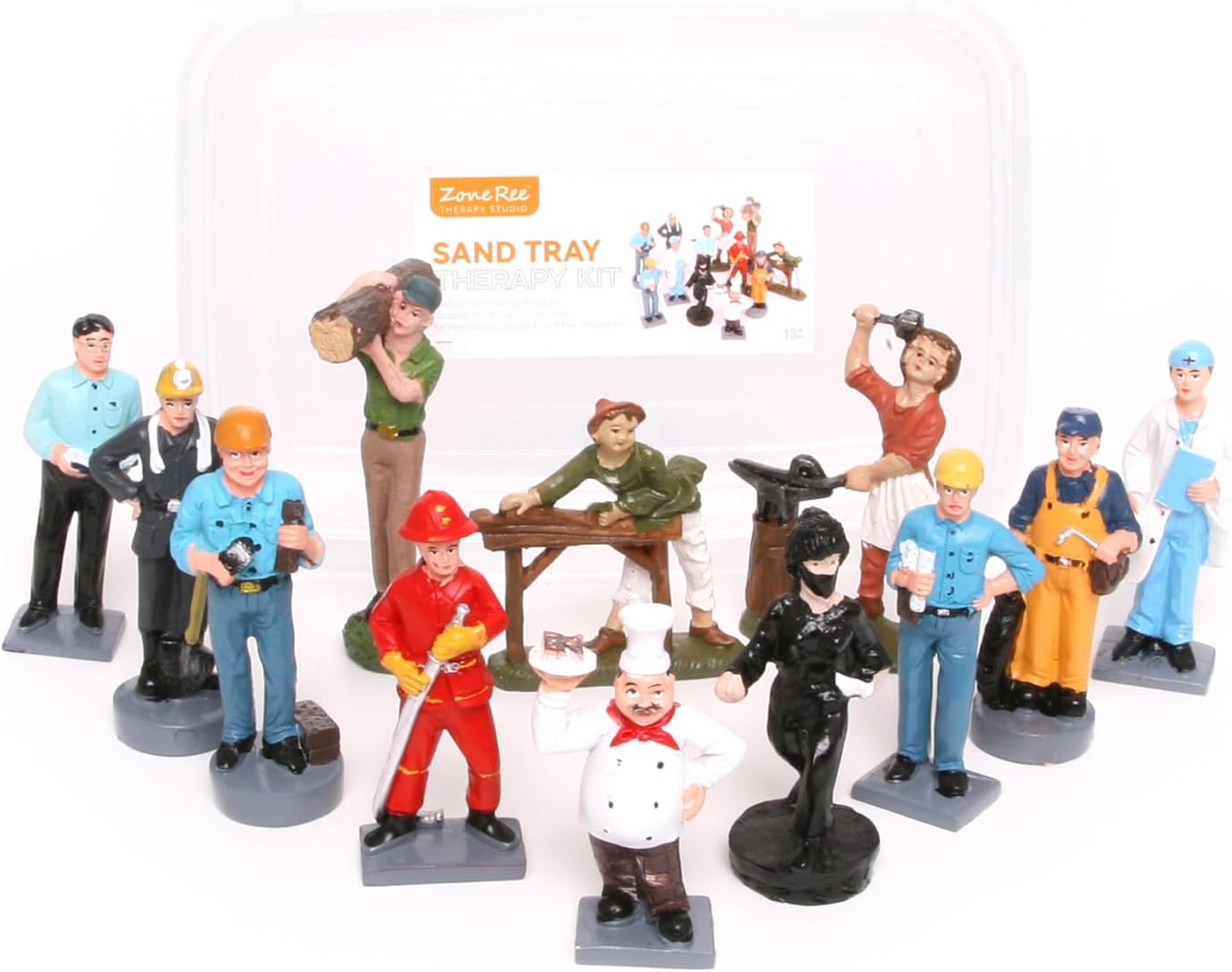 Amazon.com: 12-Piece Professional Sandtray Miniatures, Occupational ...