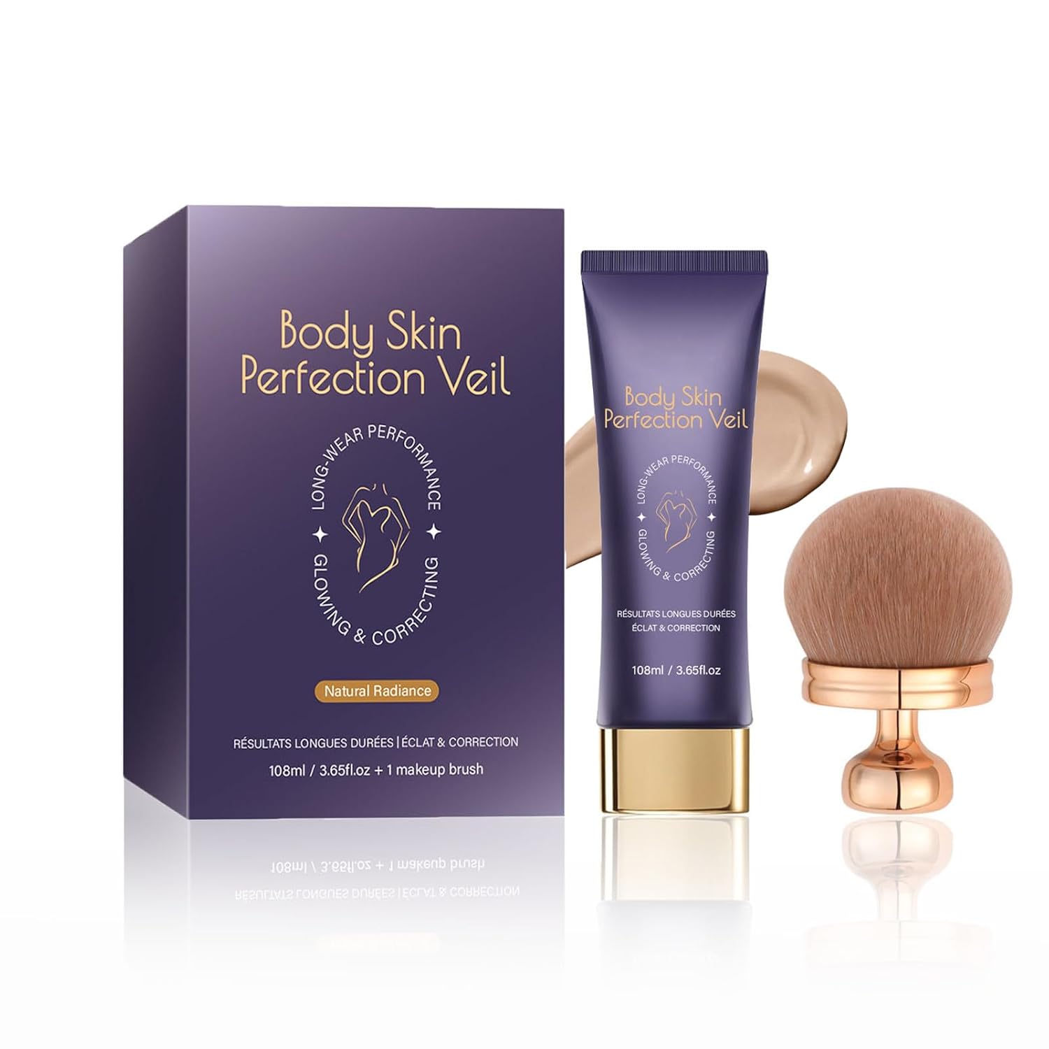 Amazon.com : Body Coverage Perfector with Brush | Waterproof & Transfer ...