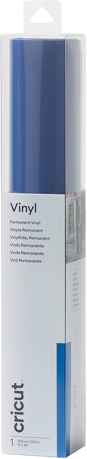 Amazon.com: Cricut Permanent Vinyl | Blue | 1.2 m (4 ft) | Self ...