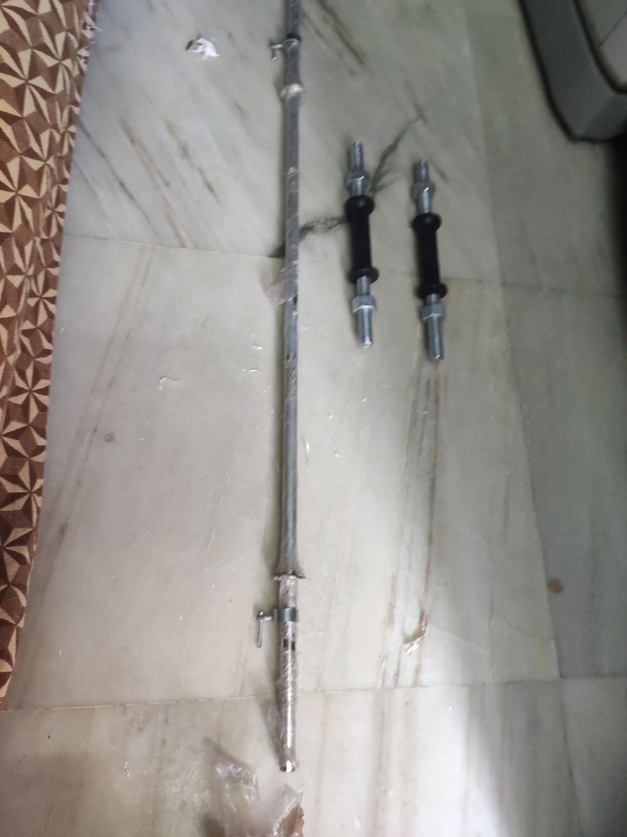 LIFE HUB Weight Lifting Rod, Gym Rod , Chrome Plated Steel Gym Rod ...