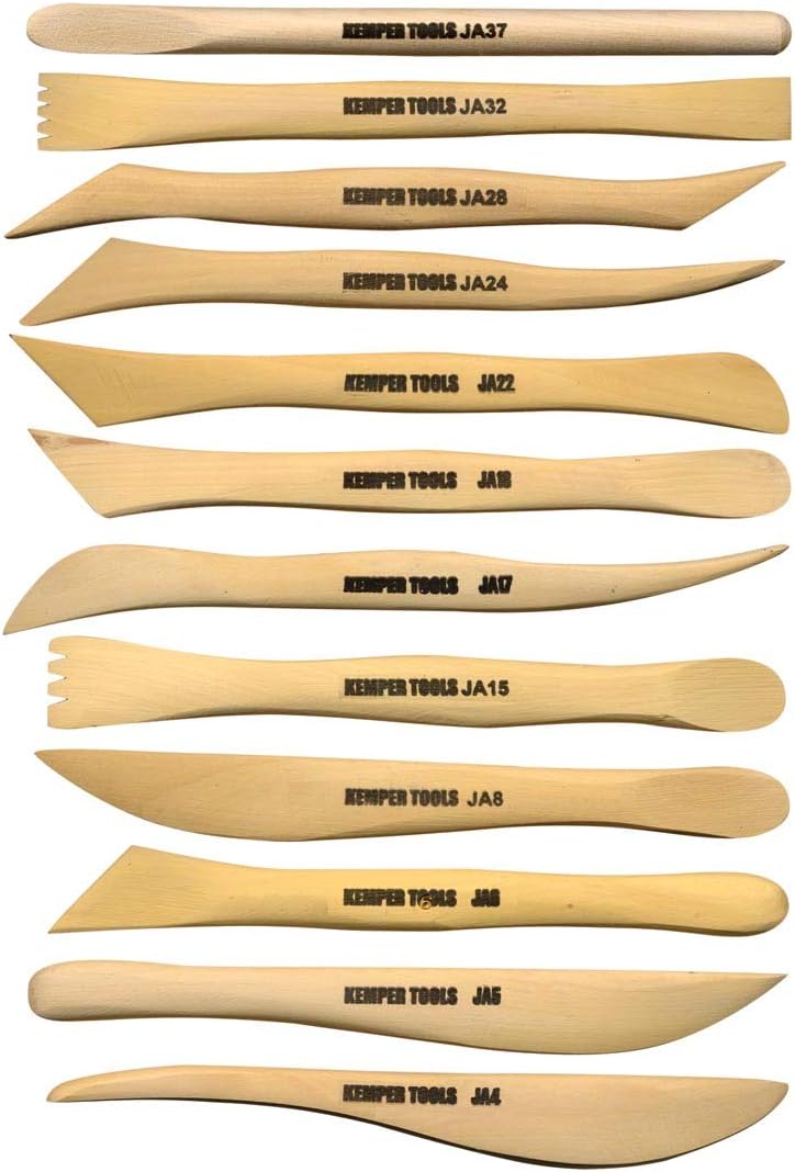 Amazon.com: 12 PC Kemper Tool Set For Clay, Pottery Sculpture - Made of ...