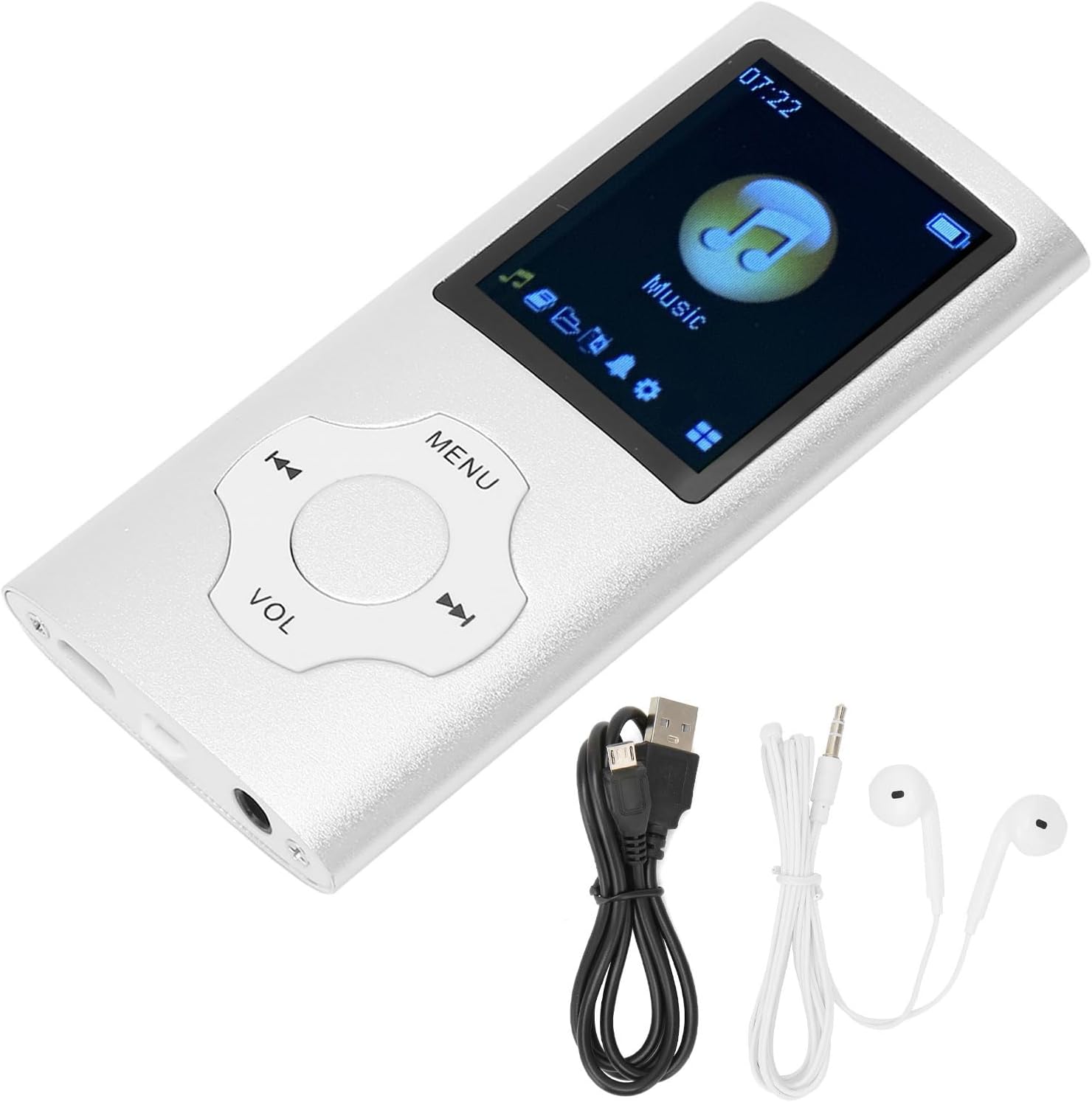 Amazon.com: MP3 Player, MP3 Music Player with 32GB Memory SD Card Slim ...