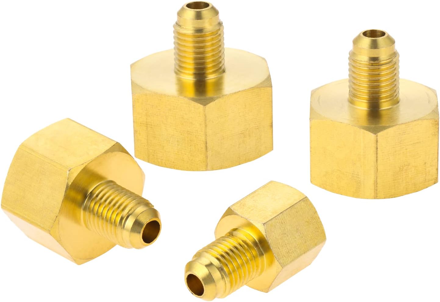 Amazon.com: YOUHO 3/4 to 1/4 reducer Brass Threaded Pipe Fitting 3/4 ...